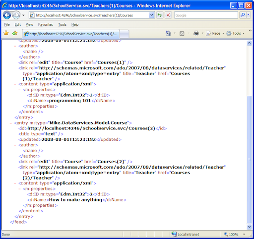 Code rant: ADO.NET Data Services: Creating a custom Data Context #1